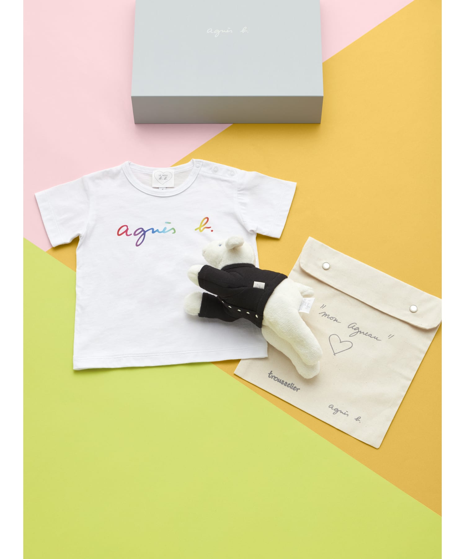 WEB限定 AC60 L GIFT BOX SET ベビーギフトボックス 2点セット(506503817) | アニエスベー ベビー ...