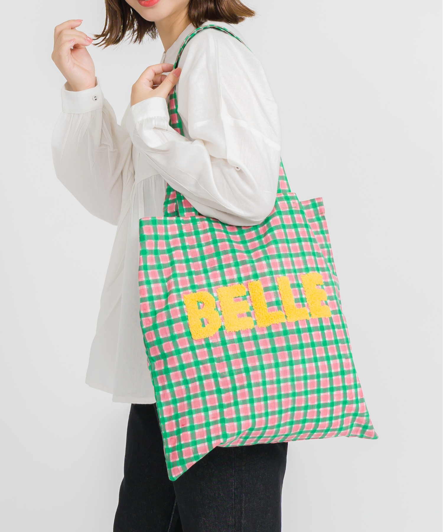 【セール】【SETUP7】ジオメトリック柄 刺繍プリントトートバッグ GLR(506640596) | SETUP7(SETUP7) - MAGASEEK