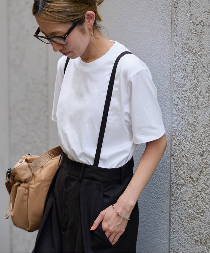 LOEFF/ロエフ 別注スビン天竺クルーネックTシャツ(506647206) | フレームワーク(FRAMeWORK) - MAGASEEK