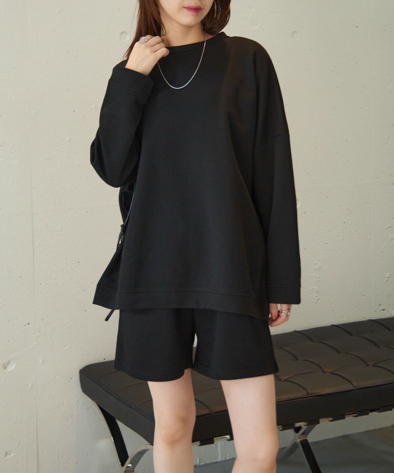 【セール】【SETUP7】カジュアルスウェット ショートパンツ2点セット セットアップ 上下セット ワンマイルウェア 長袖 ショートパンツ SCCH(506586787) | SETUP7 ...