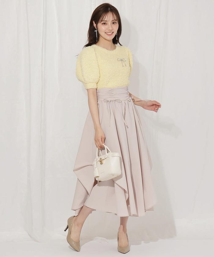 ドロストリボンスカート(506667455) | ウィルセレクション(WILLSELECTION) - MAGASEEK