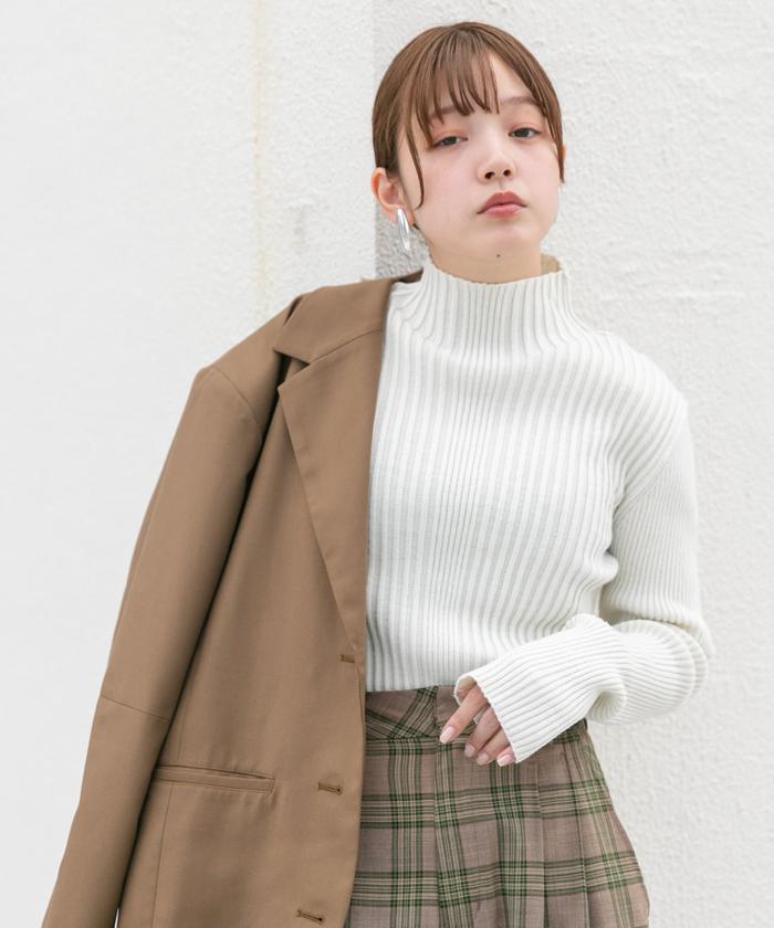 【予約】『UR TECH』illi ランダムRIBハイネックニット(506678669) | ケービーエフ(KBF) - MAGASEEK