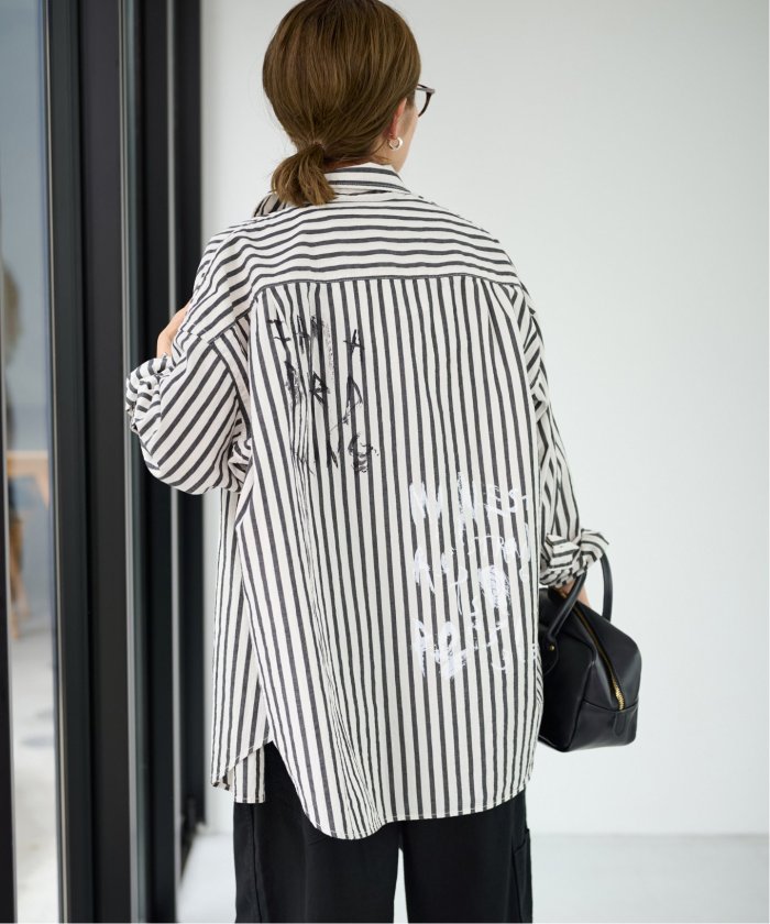 ≪予約≫LEVI PATA×FRAMeWORK ストライプシャツ(506680877) | フレームワーク(FRAMeWORK) - MAGASEEK