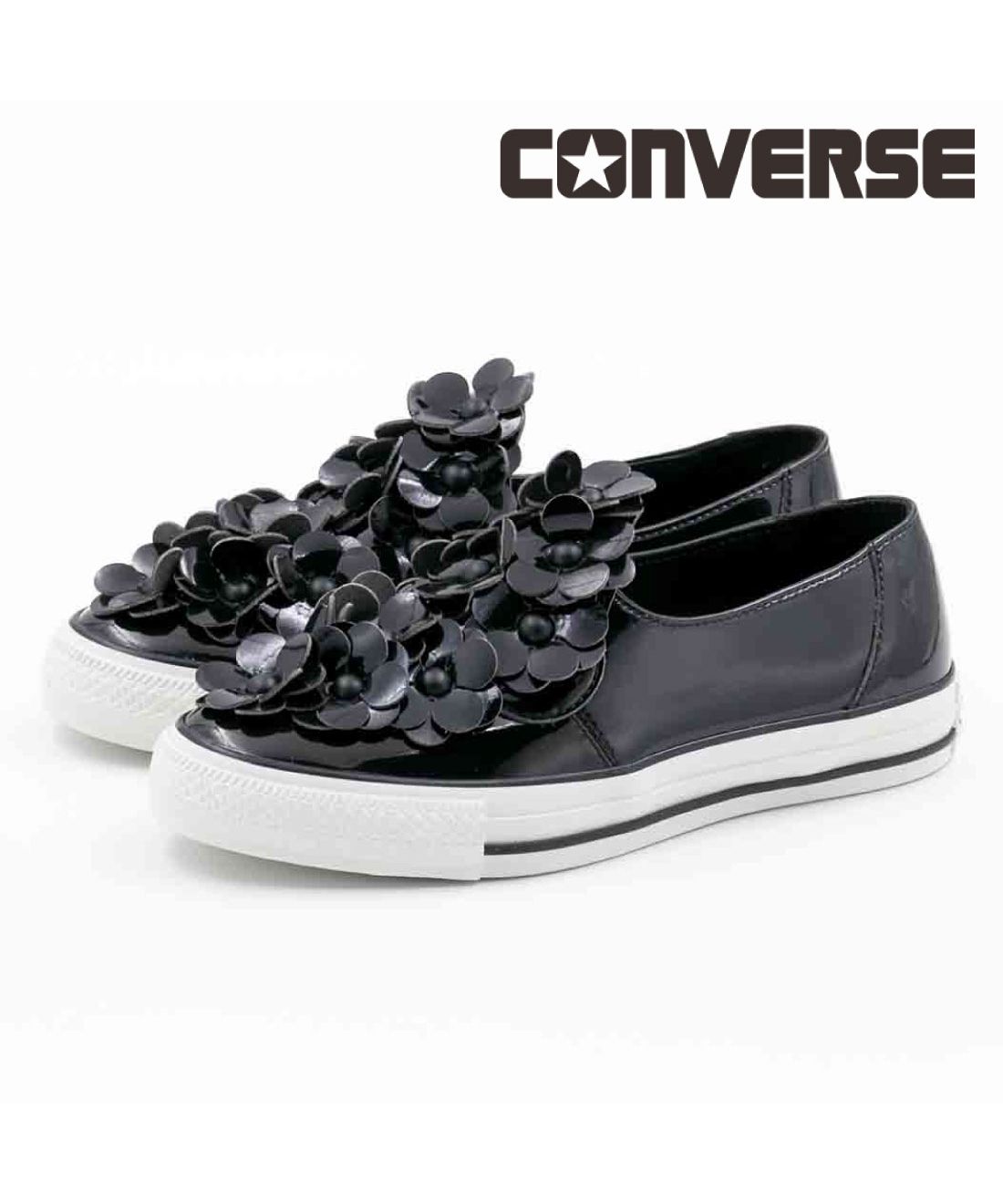 コンバース CONVERSE レディース スリッポン オールスター トーキョウボッパー フラワー TOKYO BOPPER CO ...