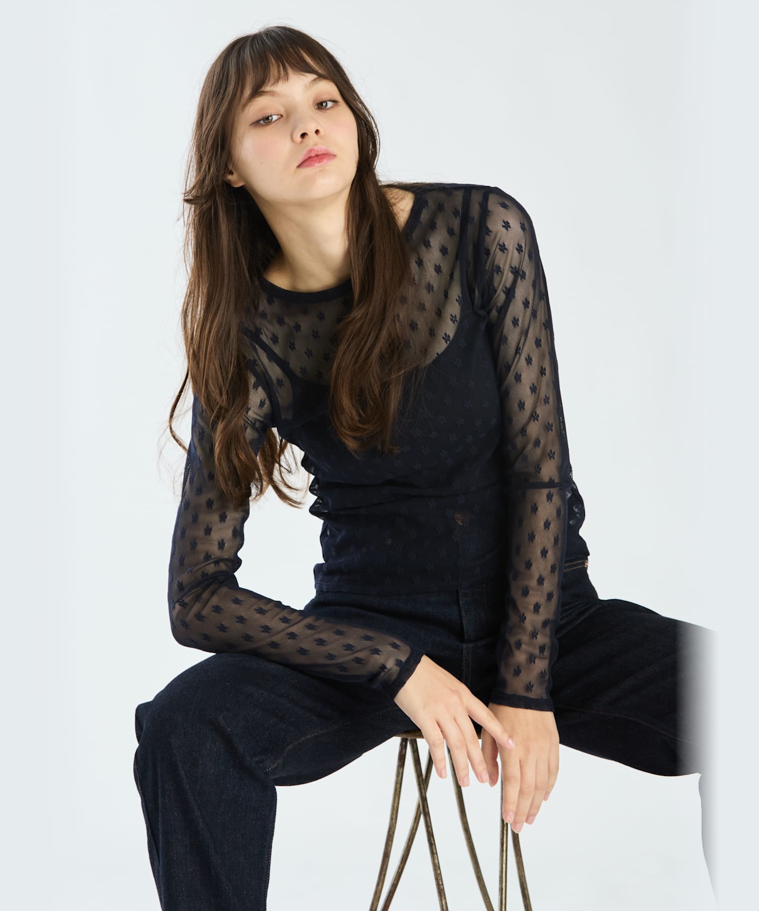 WW53 PULLOVER フラワーチュールプルオーバー(506203955) | トゥービー バイ アニエスベー(To b. by agnes b.) - MAGASEEK