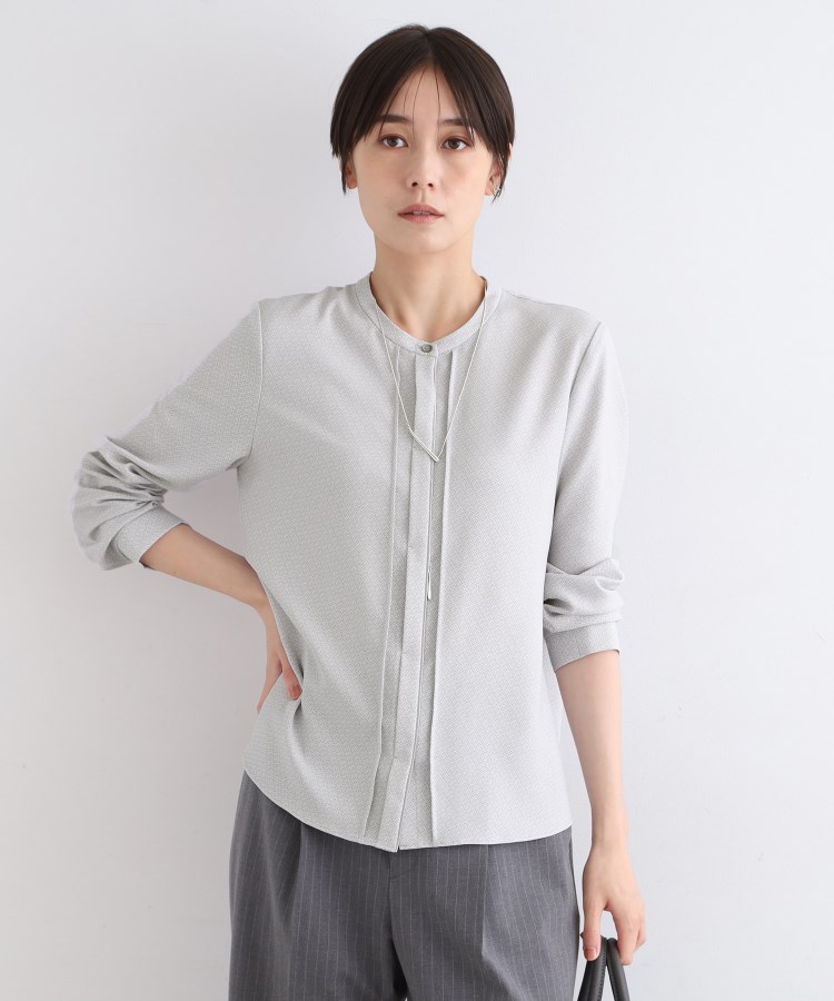 【洗える／UVケア】ジオメトリック柄プリントブラウス(506764980) | インディヴィ(INDIVI) - MAGASEEK