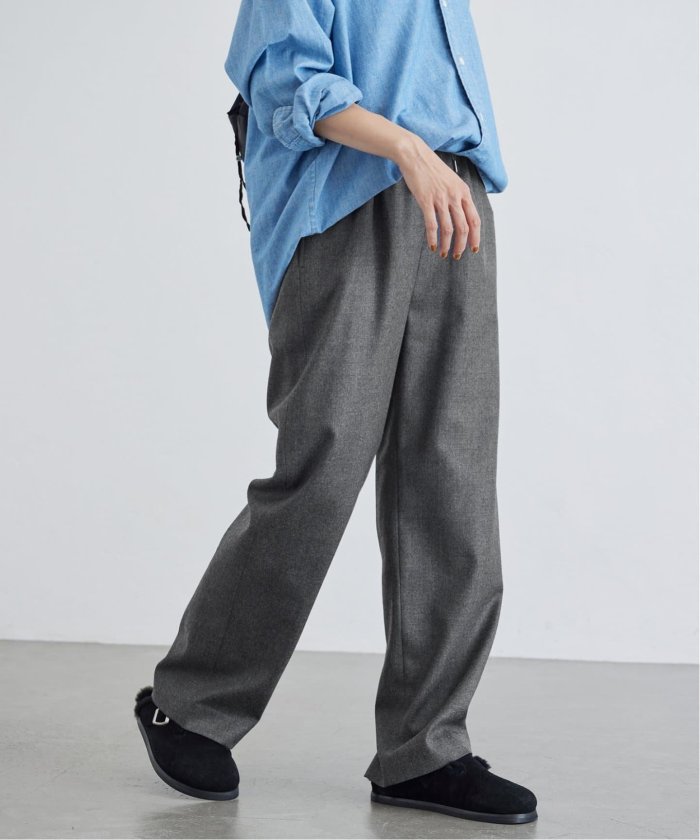 ≪追加予約≫ウォッシャブルサキソニーイージーパンツ(506841099) | フレームワーク(FRAMeWORK) - MAGASEEK