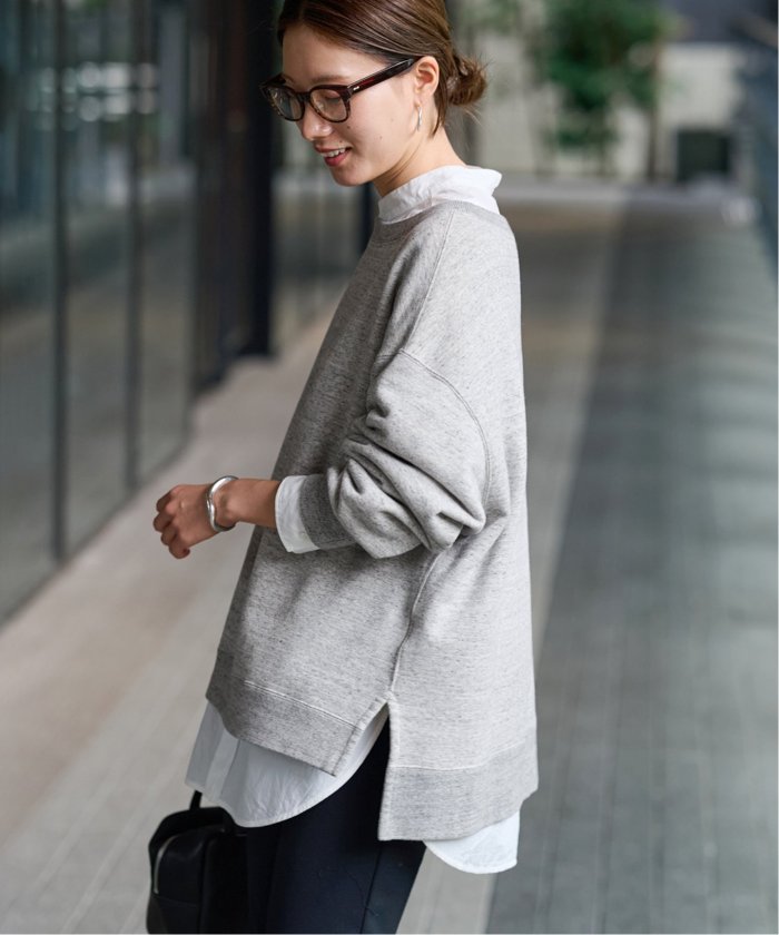 ≪予約≫ボートネックワイドスウェット(506841117) | フレームワーク(FRAMeWORK) - MAGASEEK