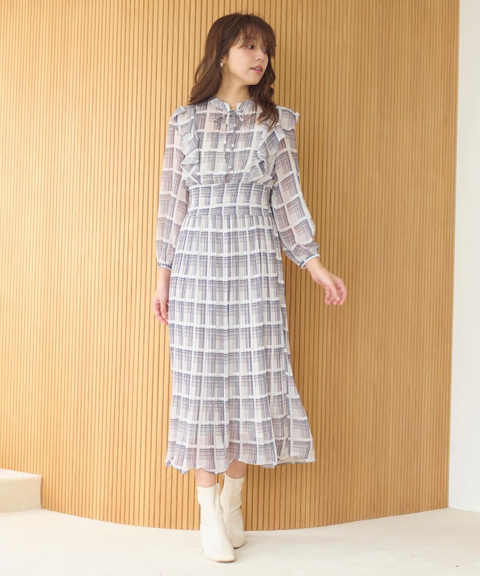 【洗える】プリーツ ワンピース(506851685) | フェルゥ(Feroux) - MAGASEEK