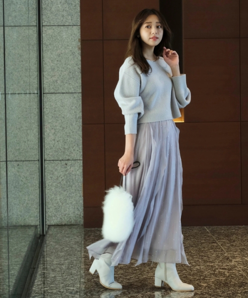 ラメドットフリルスカート(506858516) | ジャスグリッティー(JUSGLITTY) - MAGASEEK