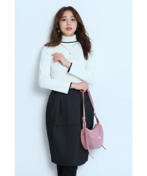 ラメジャガードミニスカート(506858518) | ジャスグリッティー(JUSGLITTY) - MAGASEEK