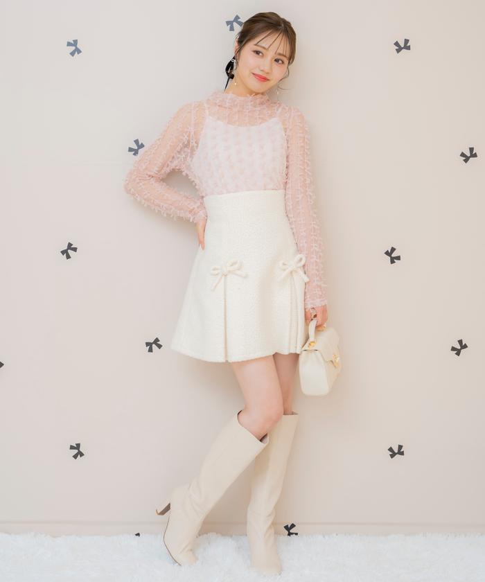 ボックスタックボアミニスカート(506866503) | ウィルセレクション(WILLSELECTION) - MAGASEEK