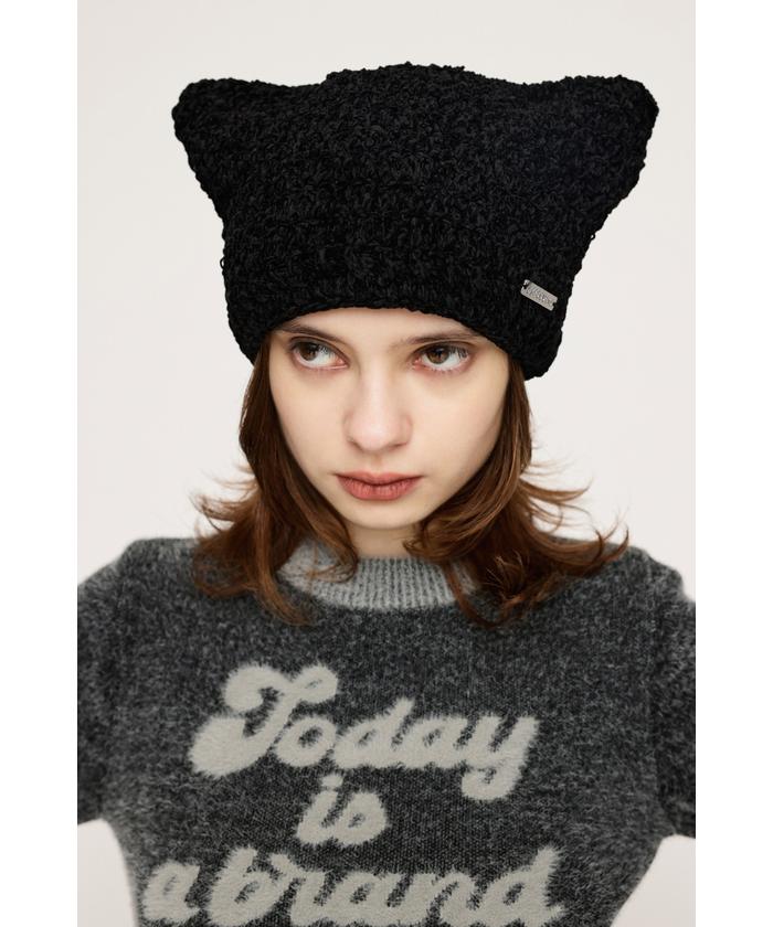 MOLE YARN KITTY BEANIE(506875248) | スライ(SLY) - MAGASEEK