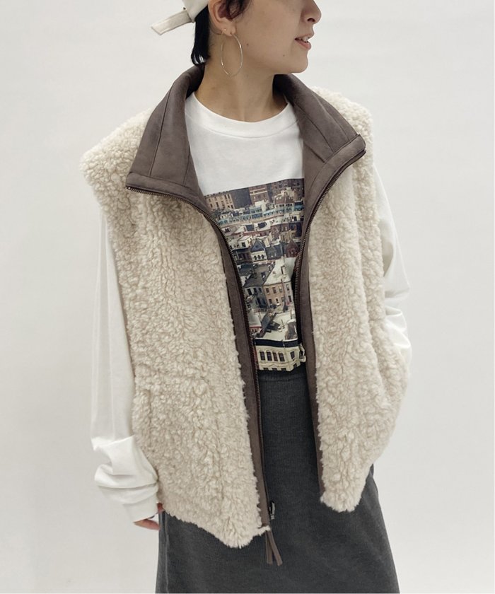 リバーシブルボアベスト(506878093) | フレームワーク(FRAMeWORK) - MAGASEEK