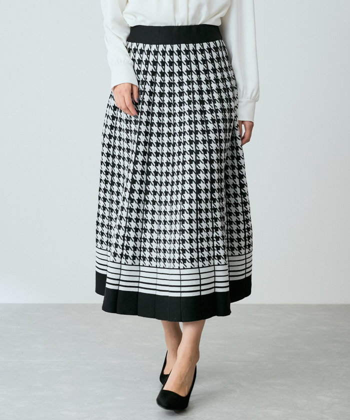 千鳥柄ニットスカート (506882504) | ジャイロ(JAYRO) - MAGASEEK